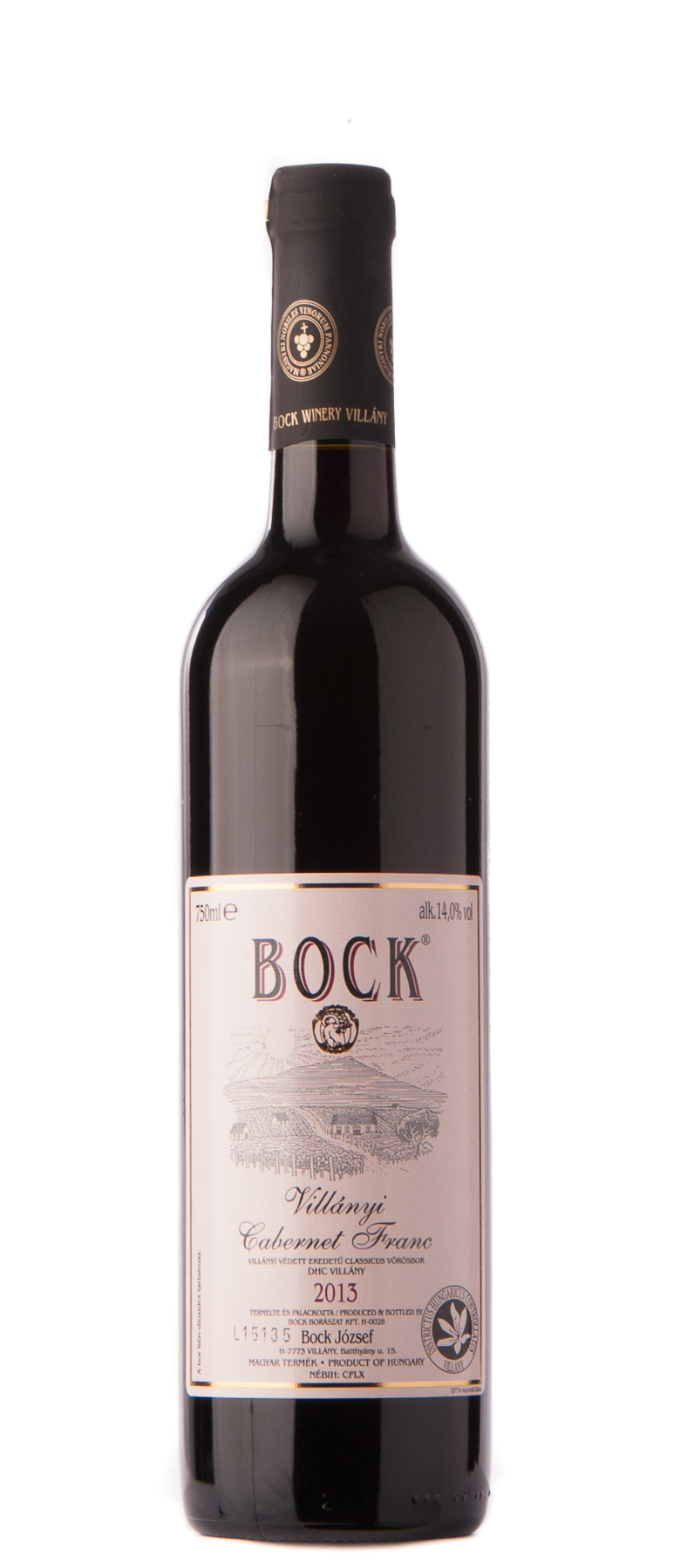 Bock Cabernet Franc 2013 0,75l (Villány)
